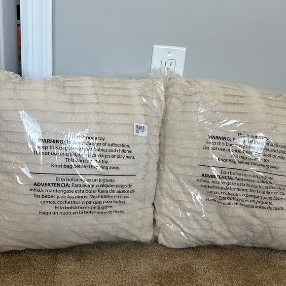 Bedding | Ivory Cut Faux Fur Throw Pillow | Poshmark